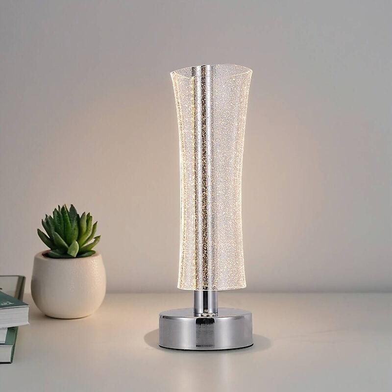 POCOline LED-Tischlleuchte Darcy Metall Acryl B/H/L: ca. 12x36x12 cm ...